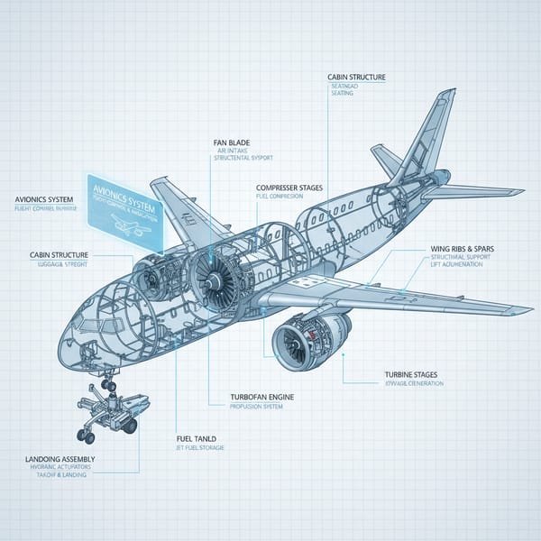 Airplane Cross-Section Infographic - Nano Banana Prompts | BananaPix